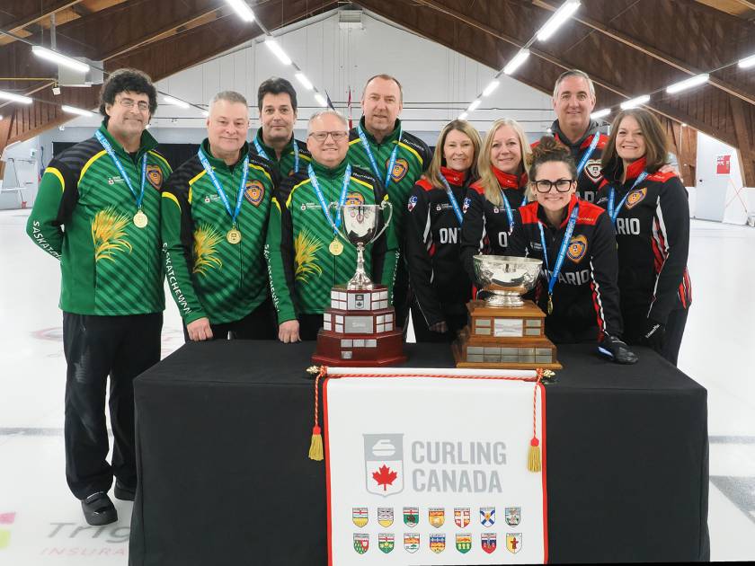 Saskatchewan men and Ontario women win 2025 Canadian Senior Curling ...